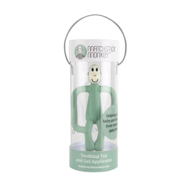 Matchstick Monkey - Teething Toy and Gel Applicator - Mint Green ...