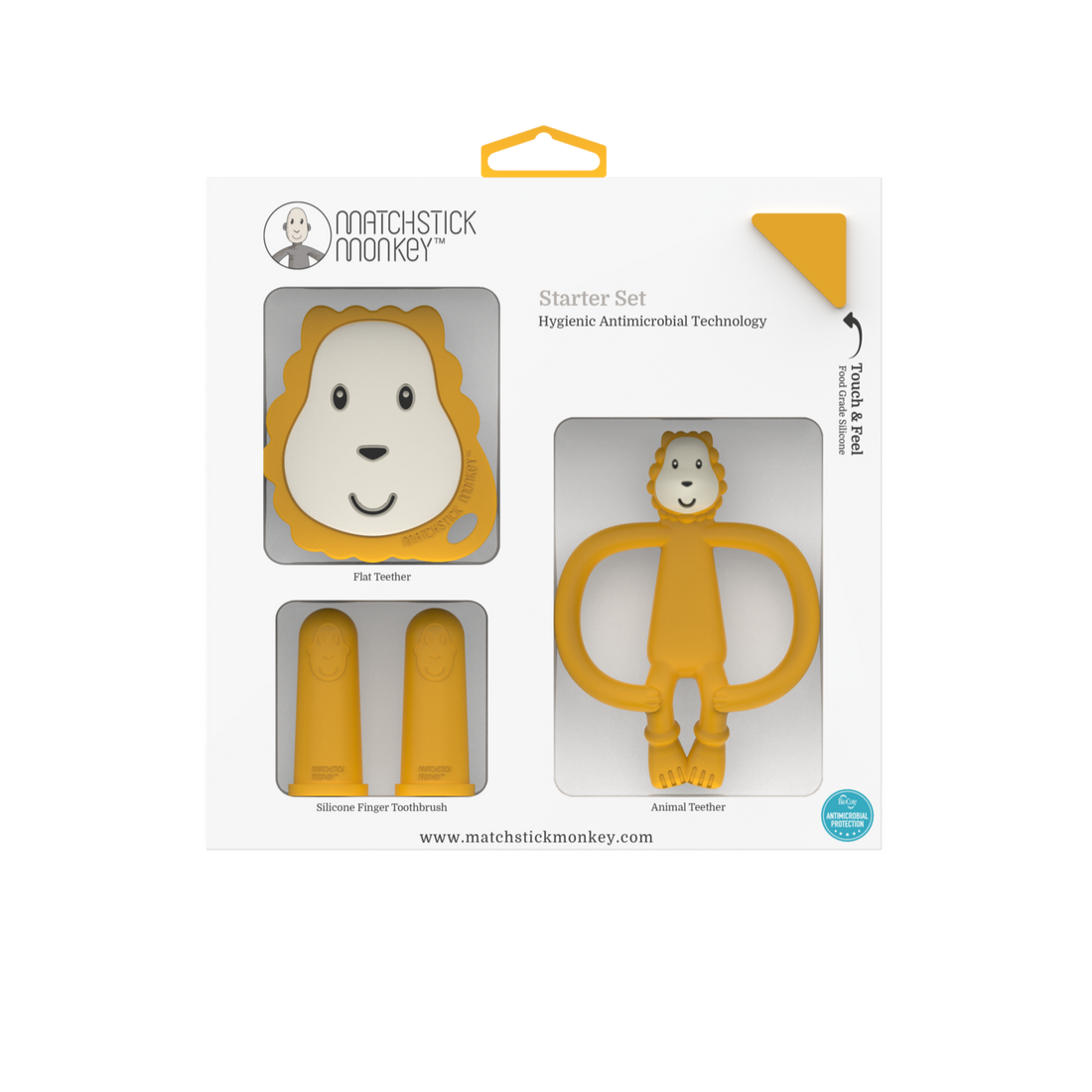Matchstick Monkey - Ludo Lion Teether Starter Set – Hatch Baby & Child